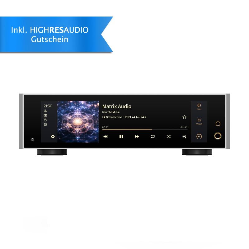 Matrix Audio TS-1 Streamer, DAC und Kopfhörerverstärker, 2 x AK4493SEQ ...